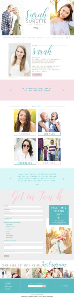 Showit Website Design Showcase - Inspiration to Spark Your Creativity