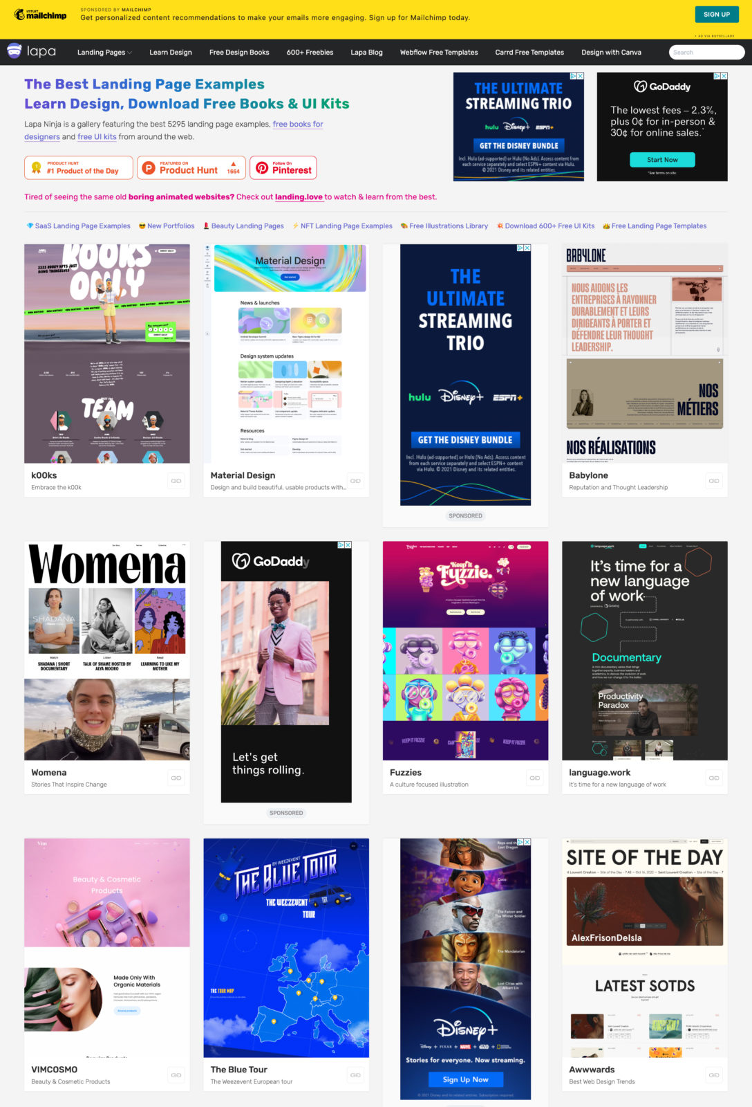 Website Inspiration: 16 Places to Find Ideas for a Website