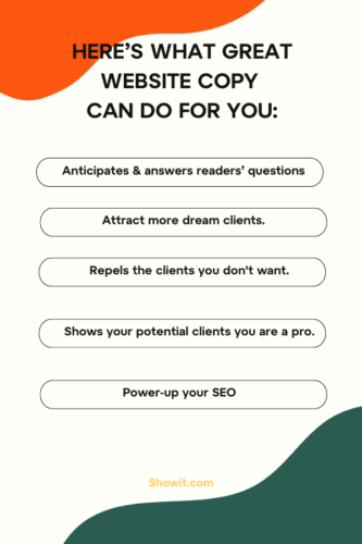 Website Copy Checklist: How to DIY Your Website Copy - Showit